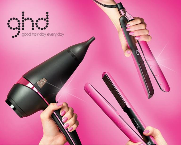 NEW ghd Electric Pink Styler at Partners Salon in Dundee